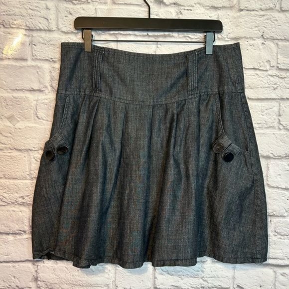 The Pyramid Collection | Skirts | The Pyramid Collection Dark Gray Full ...